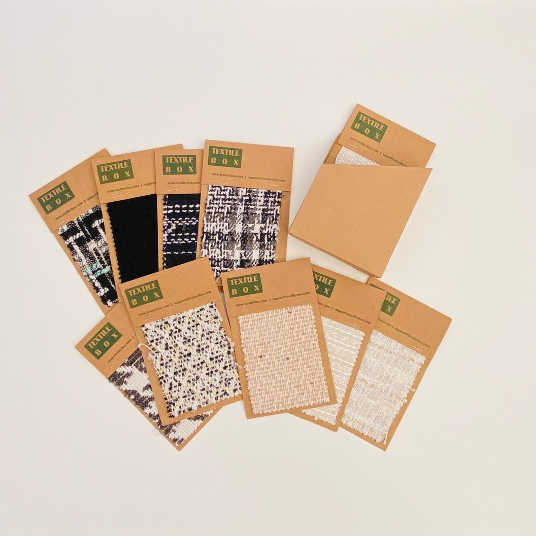 UPCYCLED TWEED & BOUCLE COLLECTION | TEXTILE BOX